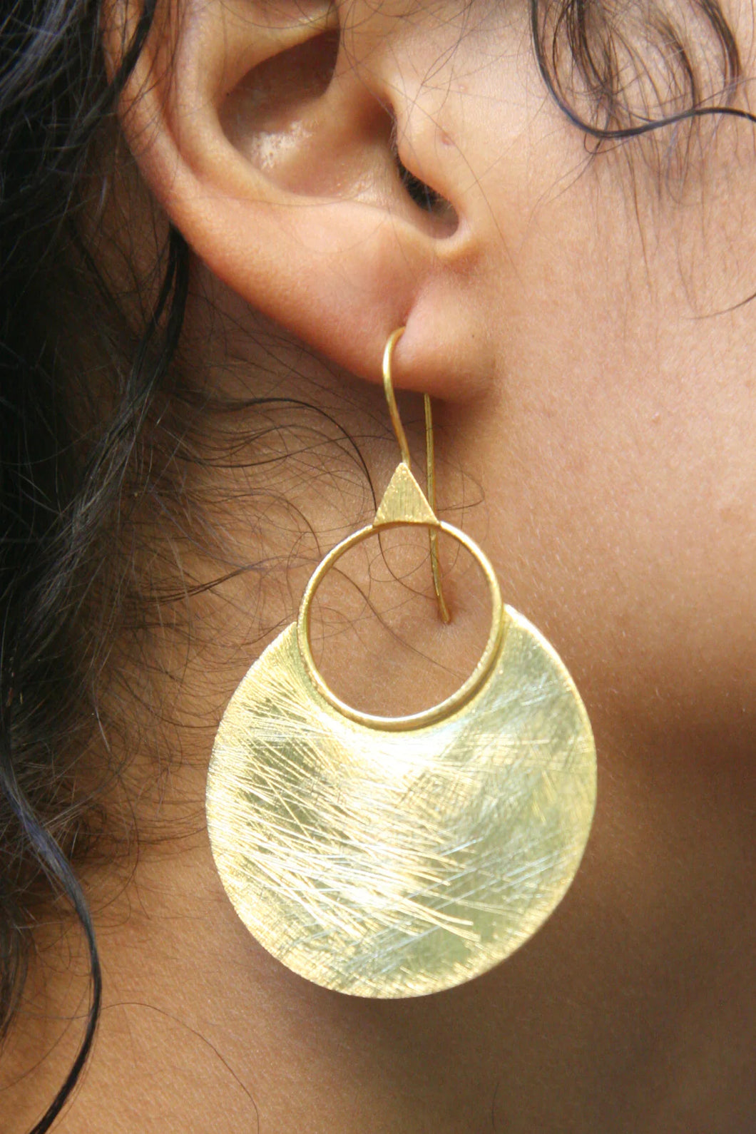 MYA GOLD PLATE LARGE EARRINGS – Late September